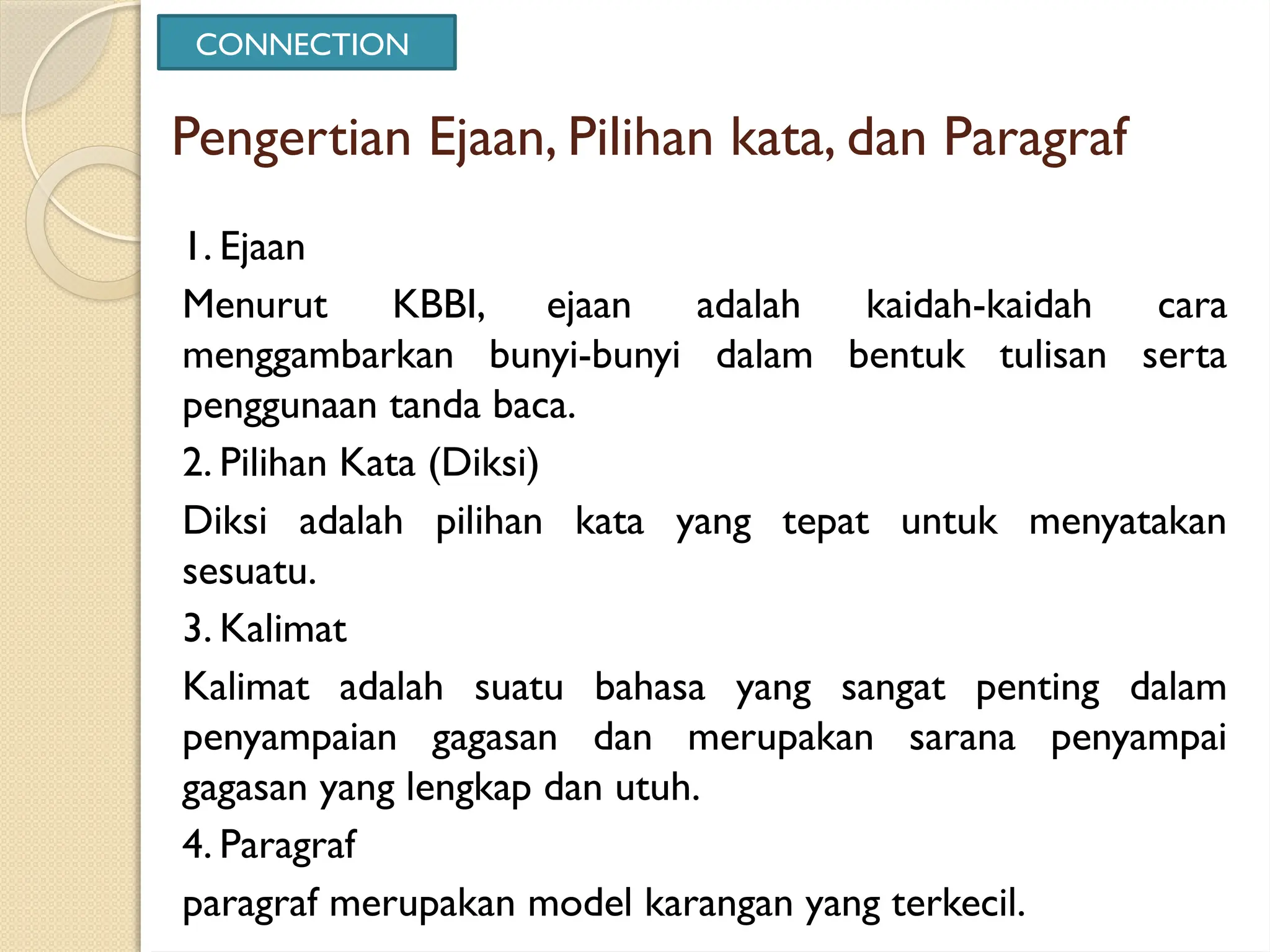 MATERI KE 4. PEMILIHAN KATA (DIKSI) DAN EJAAN YANG.pptx