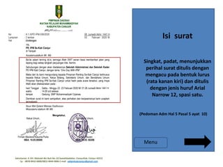 Materi keadministarasian IPM | PPTX