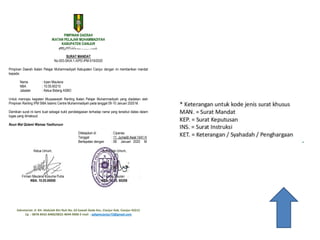 Materi keadministarasian IPM | PPTX