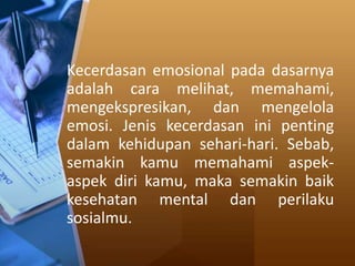 Materi kecerdasan emosional | PPTX