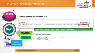 MANAJEMEN PENERBITAN ARTIKEL ILMIAH ONLINE DENGAN OJS | PPT
