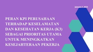 Key Performance Indikator pada K3 | PPTX