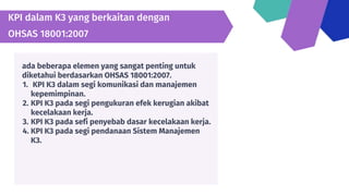 Key Performance Indikator pada K3 | PPTX