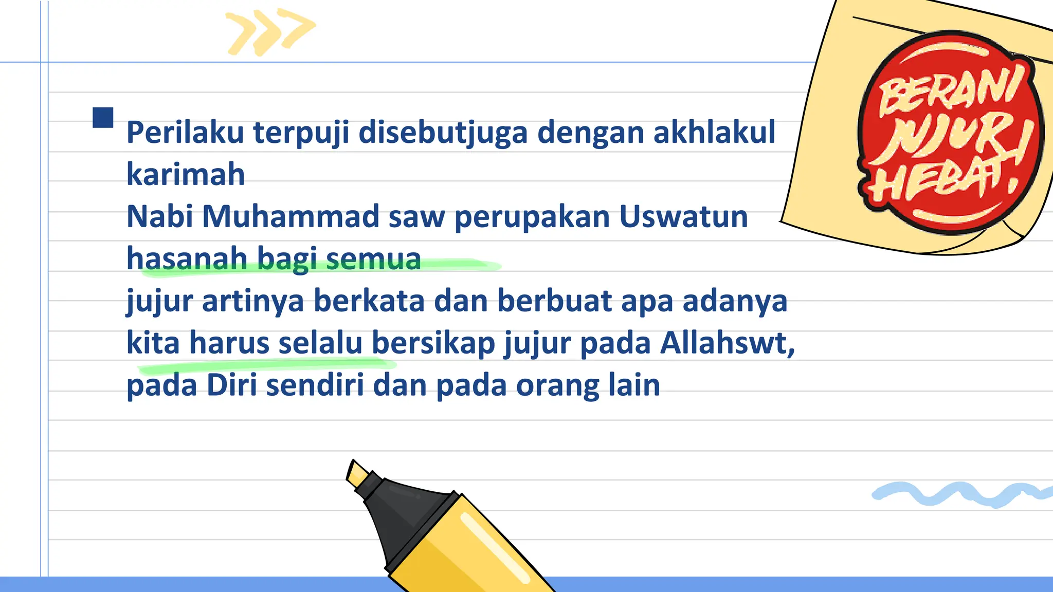 materi kelas 5 Perilaku terpuji JUJUR PDF.pdf