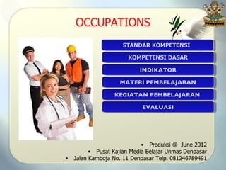 Materi kelas 5 semester 1(occupation) | PPT