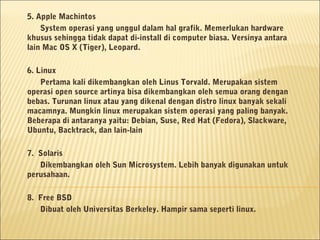 Materi kelas 7 sistem operasi | PPT