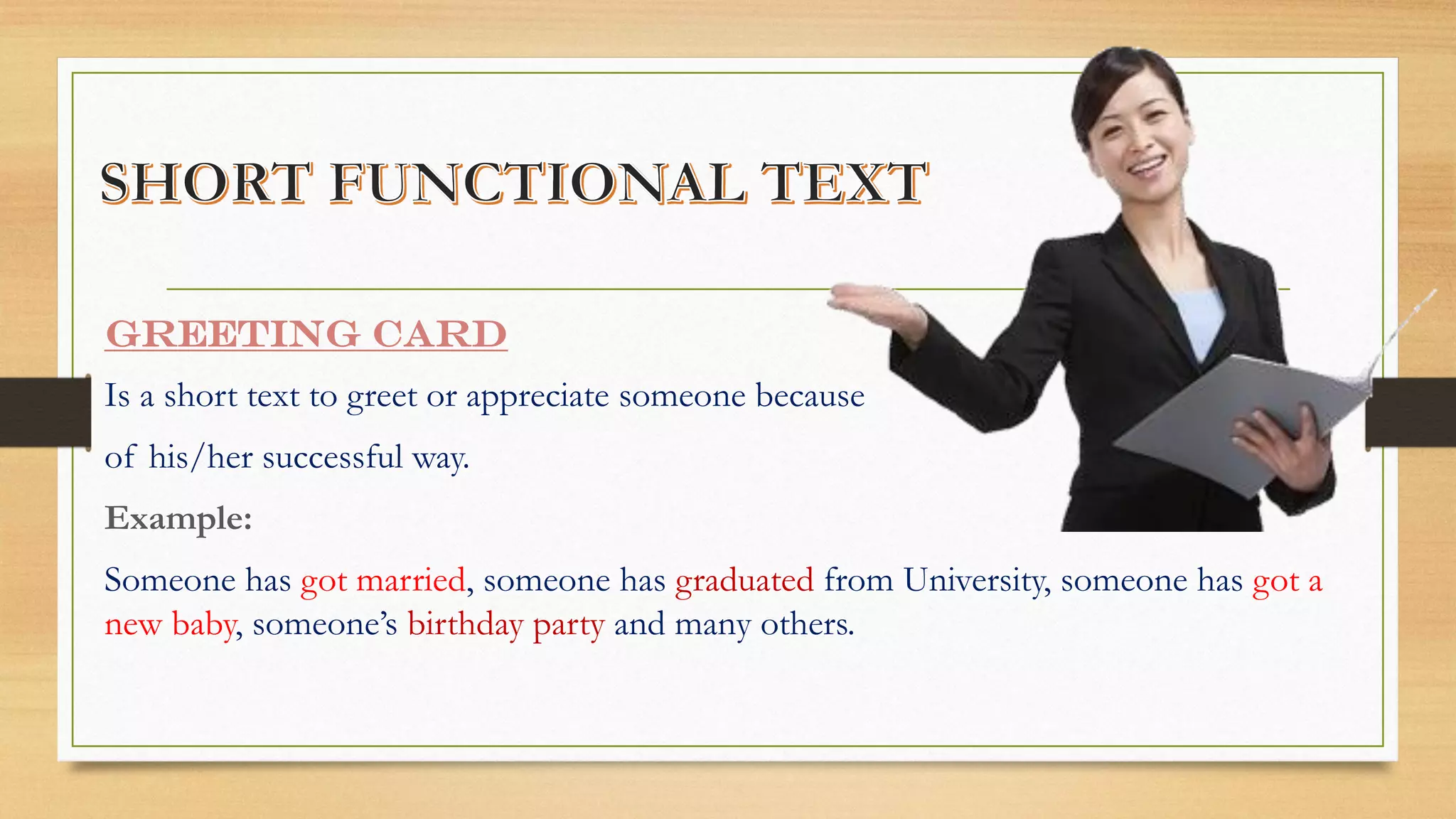 MATERI KELAS IX.1 (SHORT FUNCTIONAL TEXT) | PDF