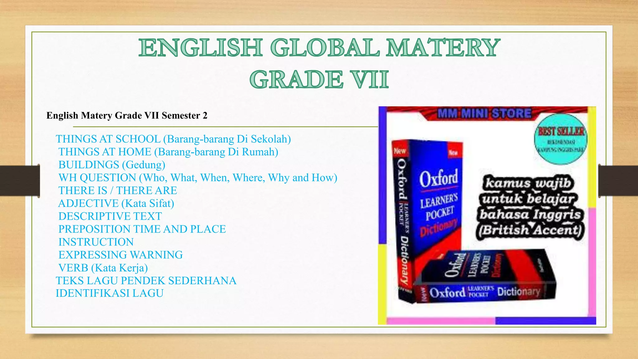 ENGLISH MATERY VII (GREETING AND LEAVE TAKING) | PDF | Homework and Study | Education