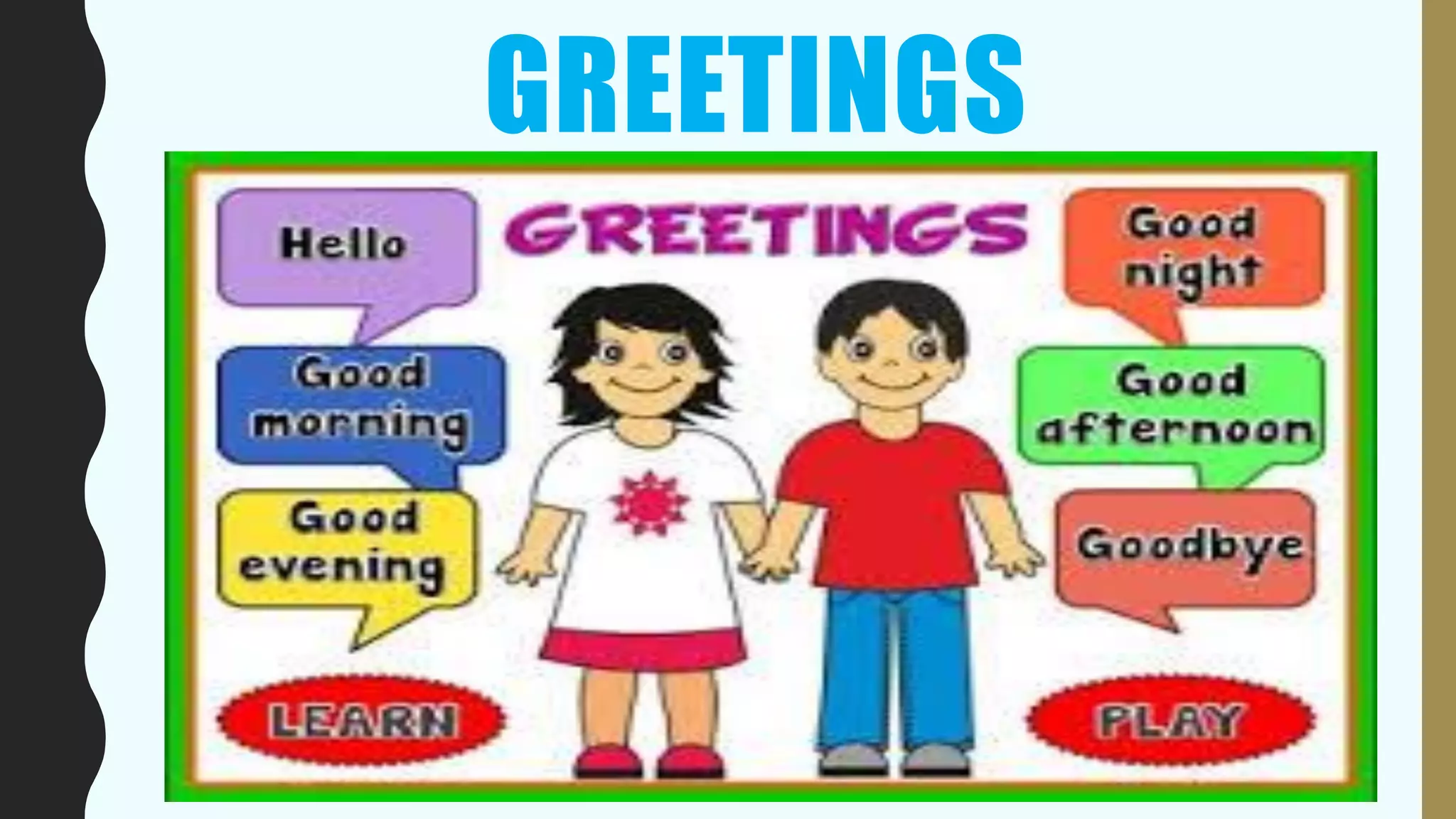 ENGLISH MATERY VII (GREETING AND LEAVE TAKING) | PDF