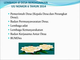 MATERI KELEMBAGAAN DESA.ppt