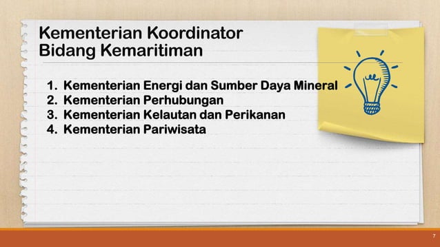 KEDUDUKAN DAN FUNGSI LEMBAGA KEMNETERIAN NEGARA REPUBLIK INDONESIA DAN ...