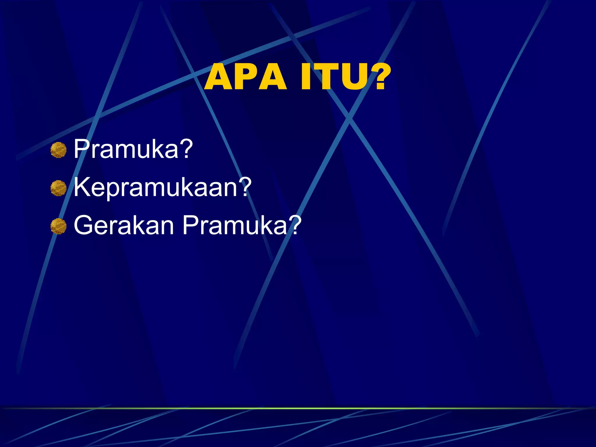 Materi kepramukaan | PPTX