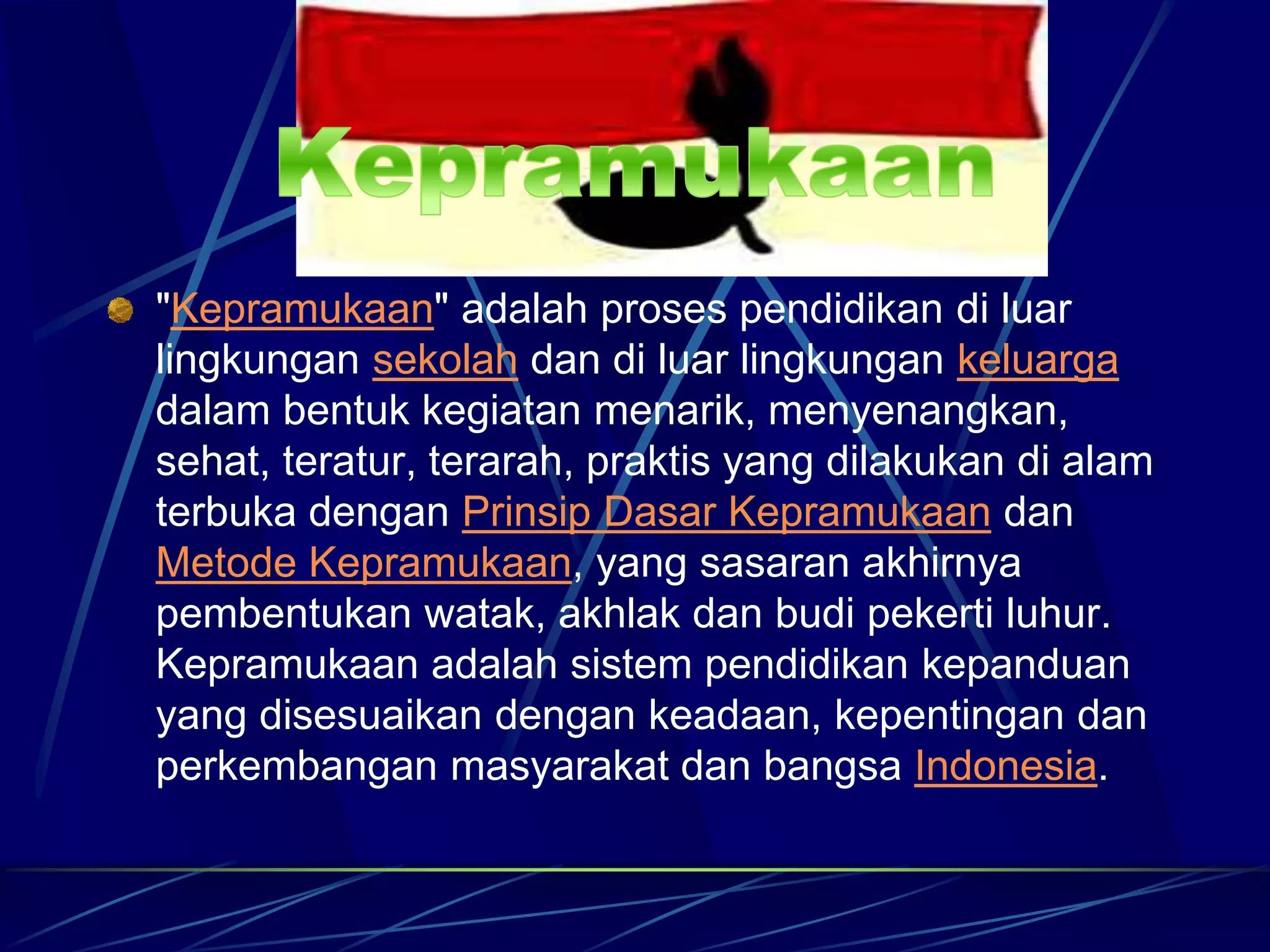 Materi kepramukaan | PPTX