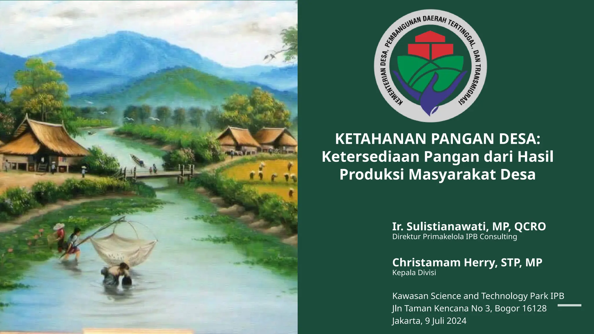Materi Ketahanan Pangan Desa-IPB Consulting .pptx
