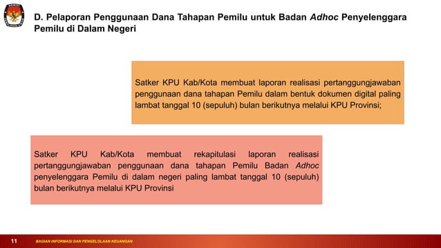 Materi Keuangan Badan Adhoc Kabupaten Konawe | PPTX