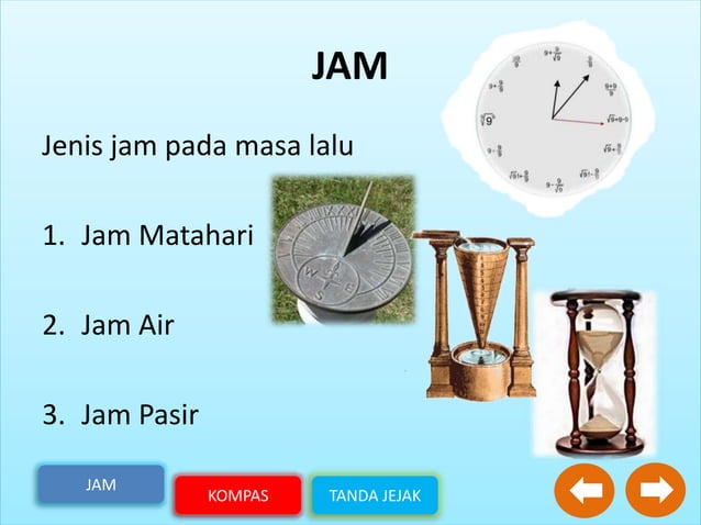 Materi Pramuka kompas, tanda jejak, dan jam | PPTX