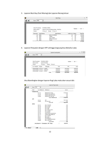 Materi Komputer Akuntansi Dagang / Waserda Koperasi | PDF
