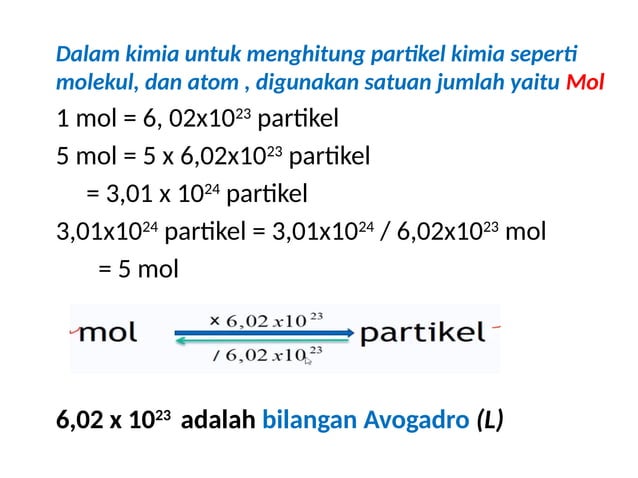 kimia materi konsep mol materi konsep mol | PPT