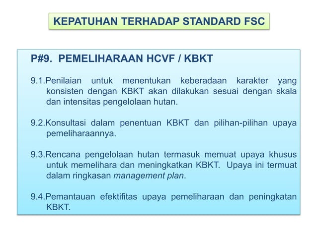 Materi konsultasi publik hcvf KPH Nganjuk | PPTX