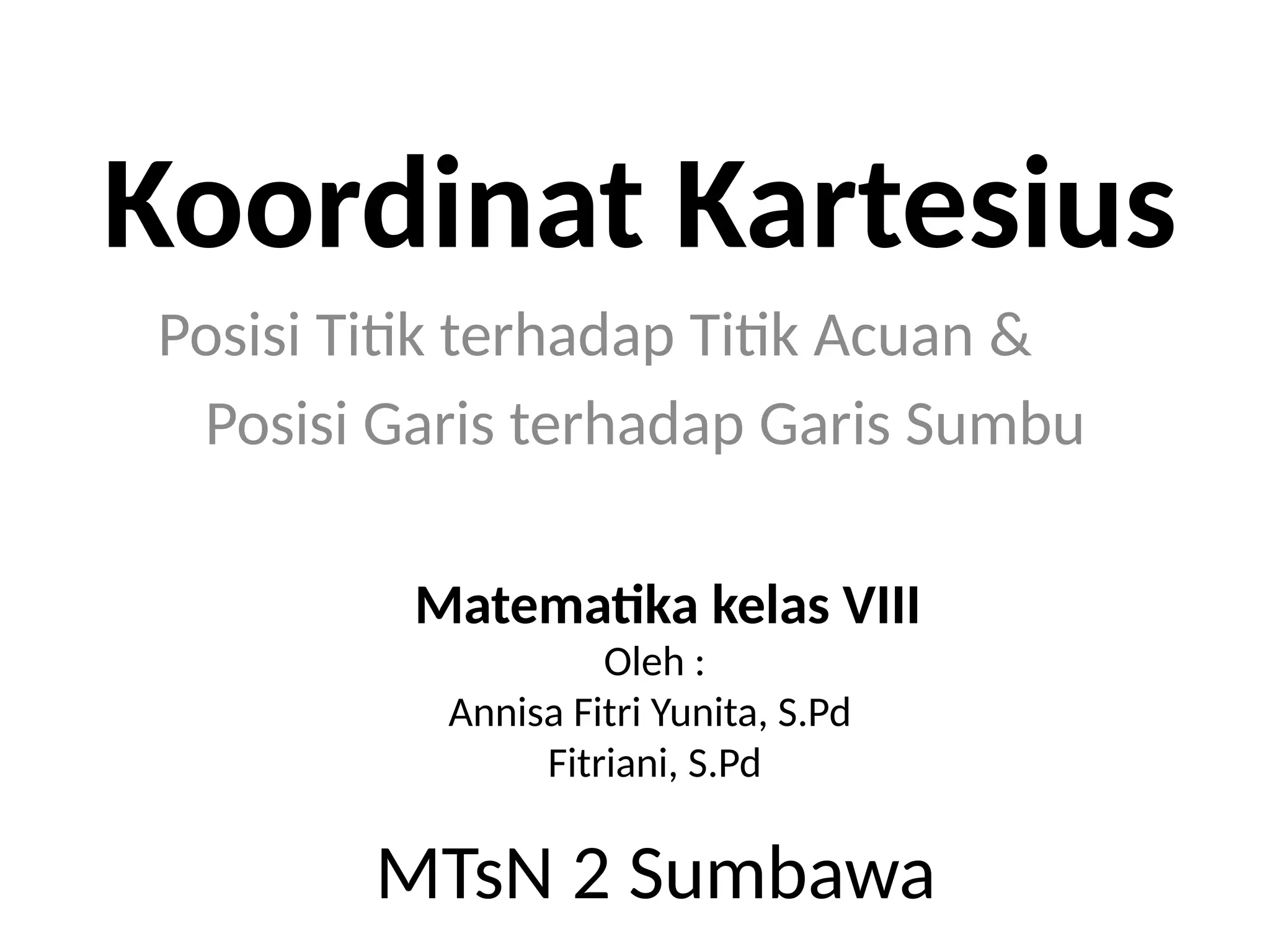 Materi Koordinat Kartesius Bagian 2.pptx