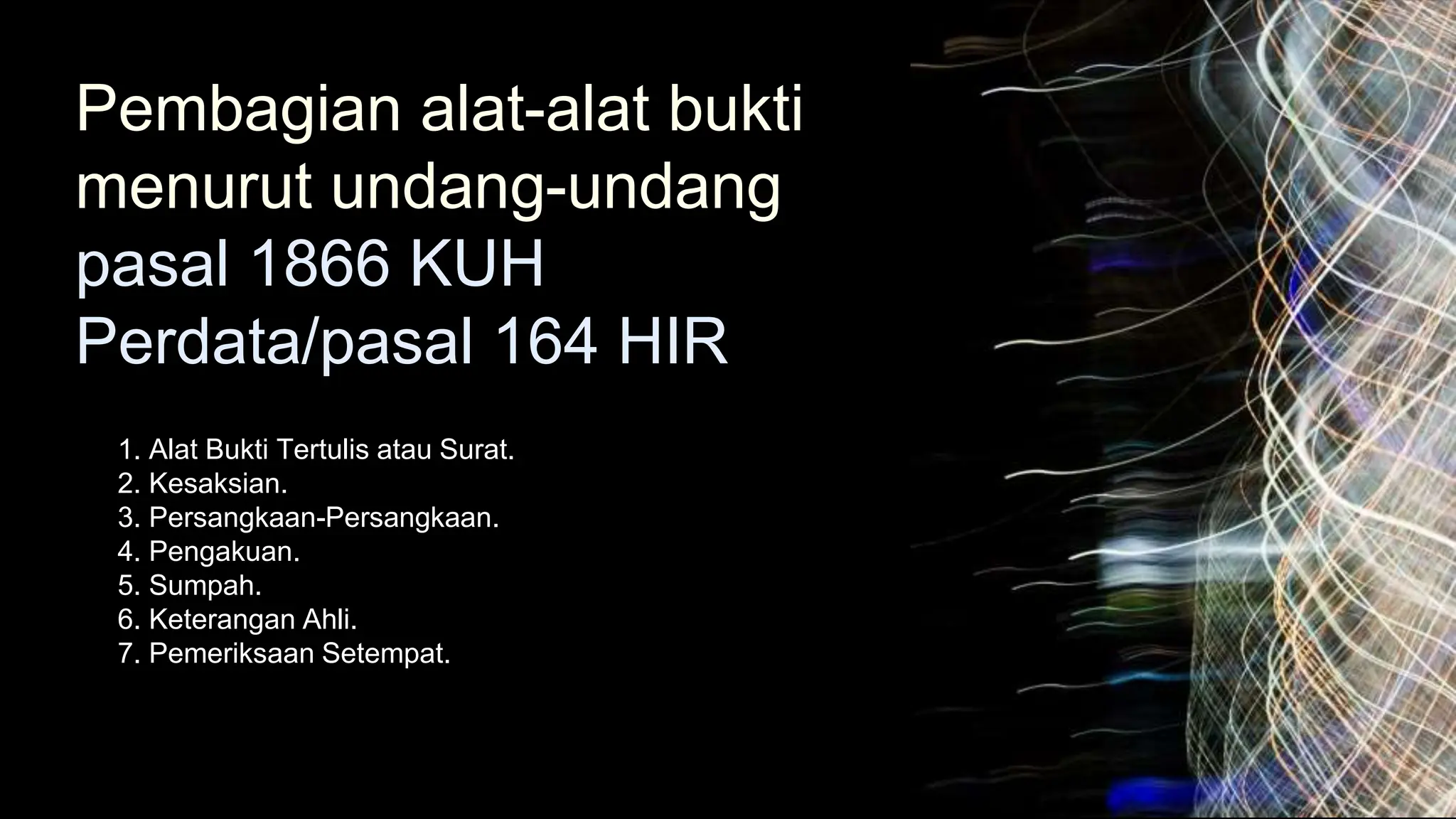Materi Alat Bukti dalam Hukum Perdata.pptx