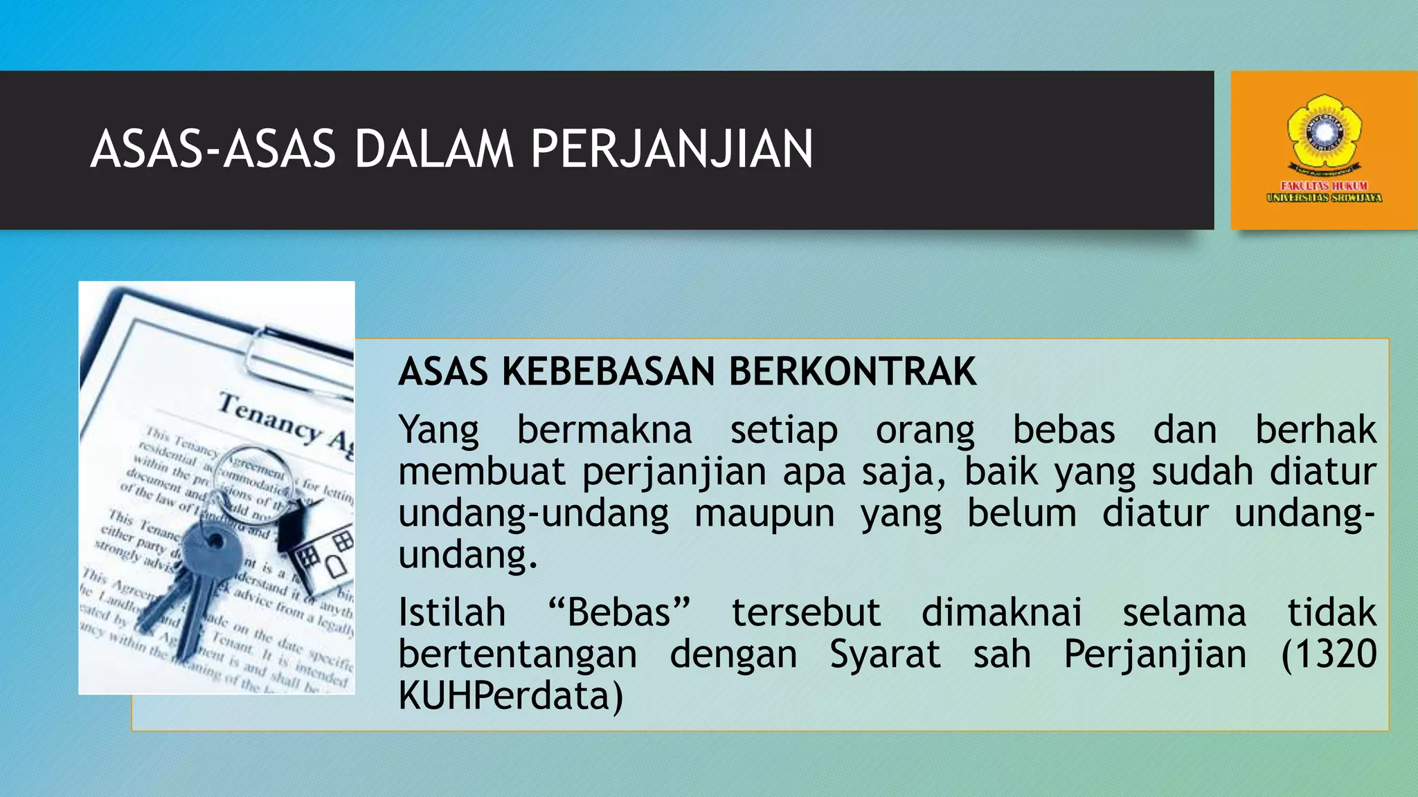 Materi Kuliah - Perikatan Karena Perjanjian.pptx