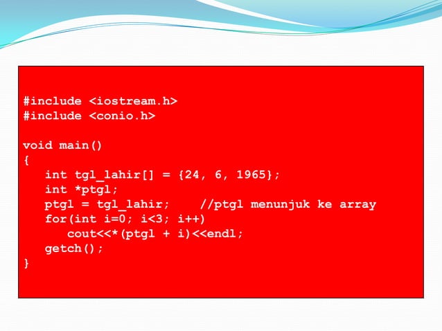 Materi kuliah 04 pointer part 2 | PPTX