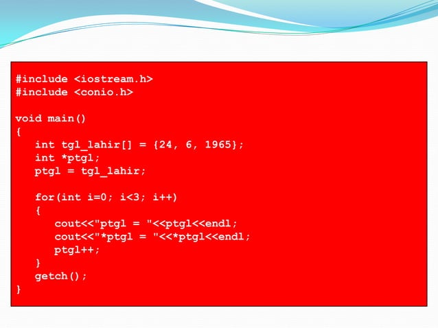 Materi kuliah 04 pointer part 2 | PPTX