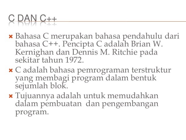 Materi kuliah 04 sekilas c++