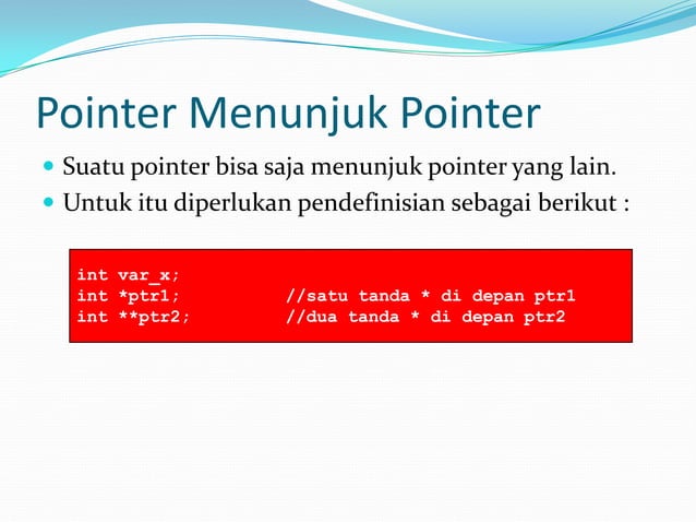Materi kuliah 05 pointer part 3 | PPT