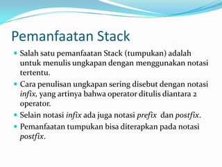 Materi kuliah 10 stack | PPT