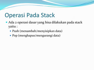 Materi kuliah 10 stack | PPT