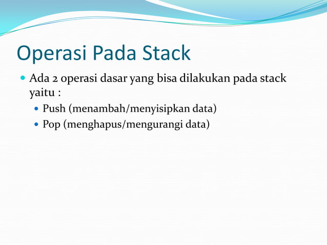 Materi kuliah 10 stack | PPTX