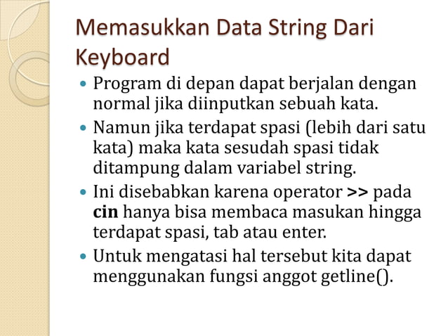 Materi kuliah 17 string | PPTX