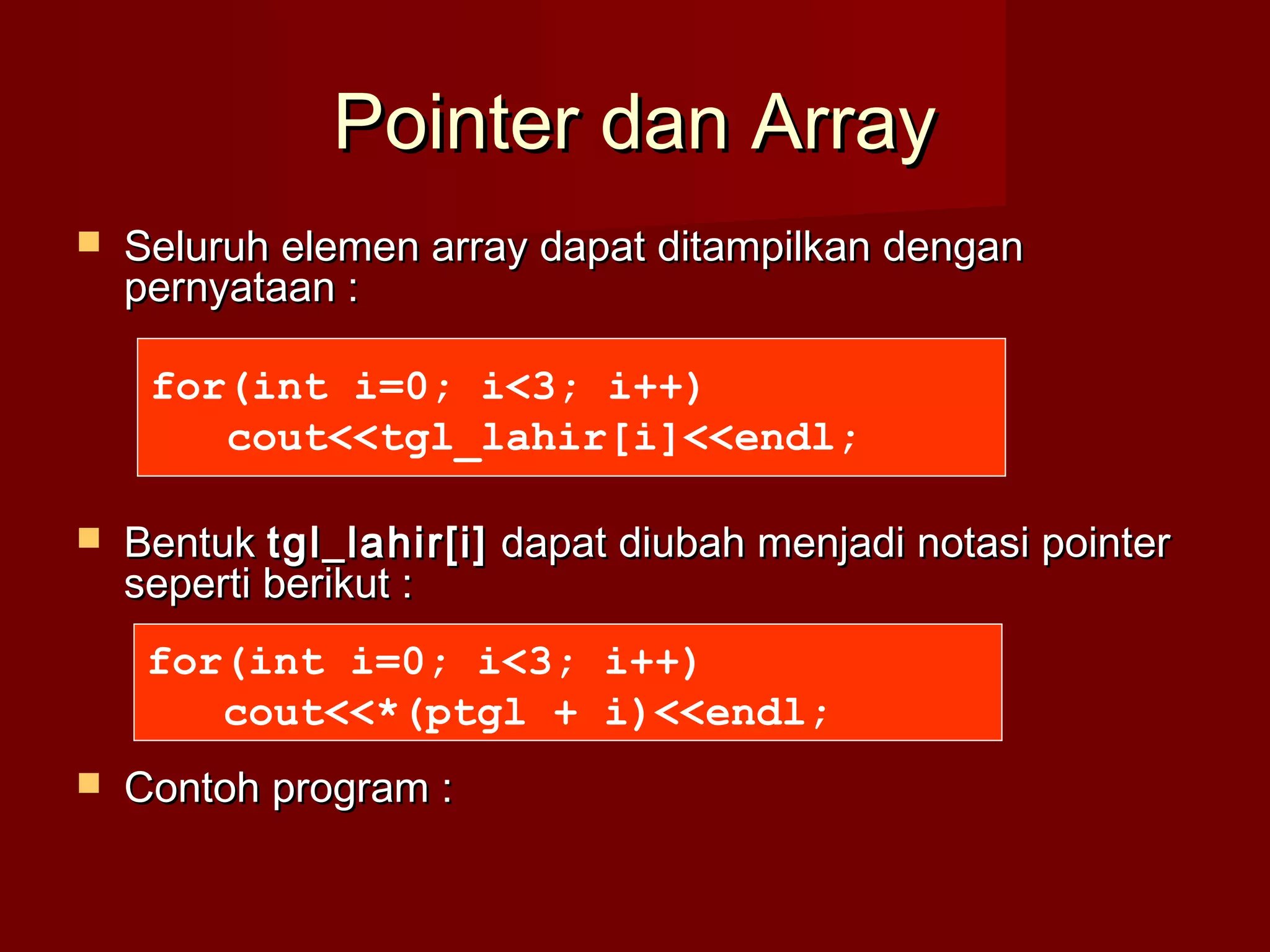 Materi kuliah 22 pointer part 2 | PPT