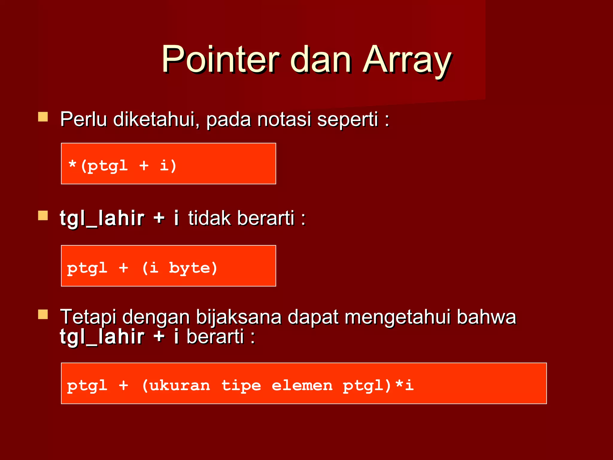 Materi kuliah 22 pointer part 2 | PPT
