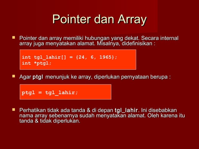 Materi kuliah 22 pointer part 2 | PPT