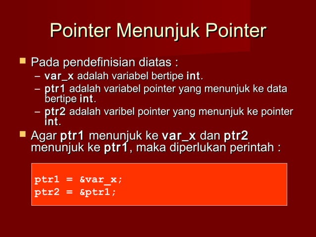 Materi kuliah 23 pointer part 3 | PPT