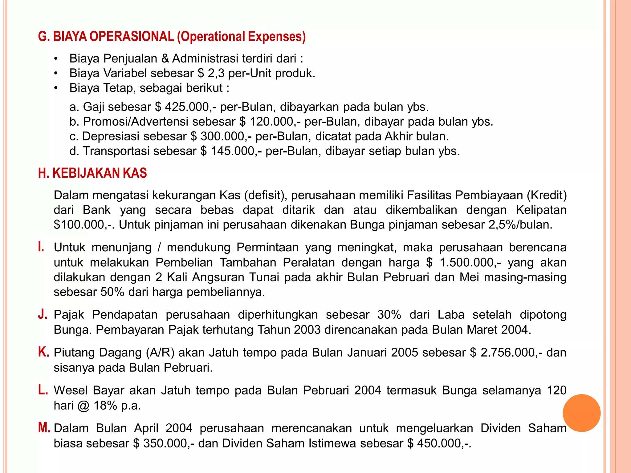 Pelatihan Penyusunan Master Budget | PDF