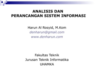 Perancangan Sistem Secara Umum | PPT