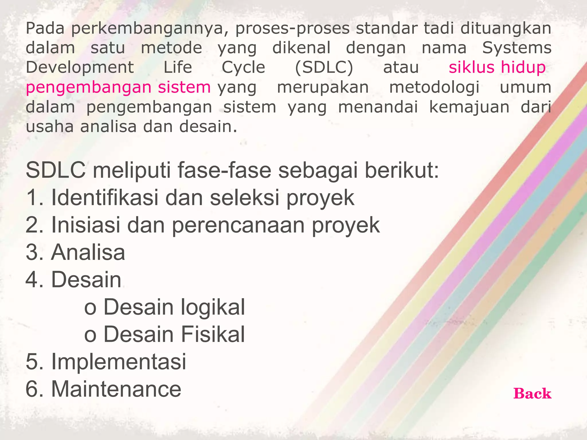 Metodologi Pengembangan Sistem | PPT