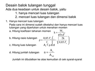 Materi kuliah beton sederhana | PPT