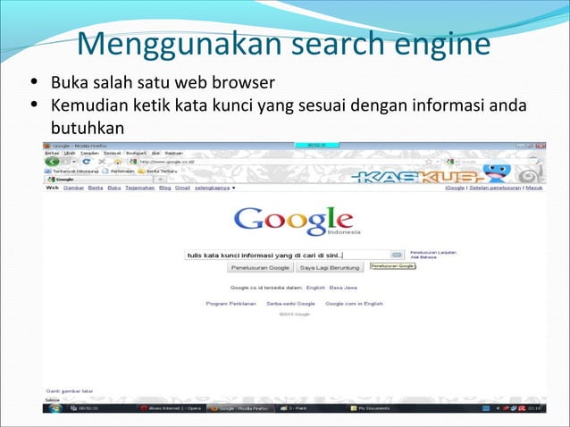 Materi Tugas TI 3&4 " Browser dan Search Engine" | PPT