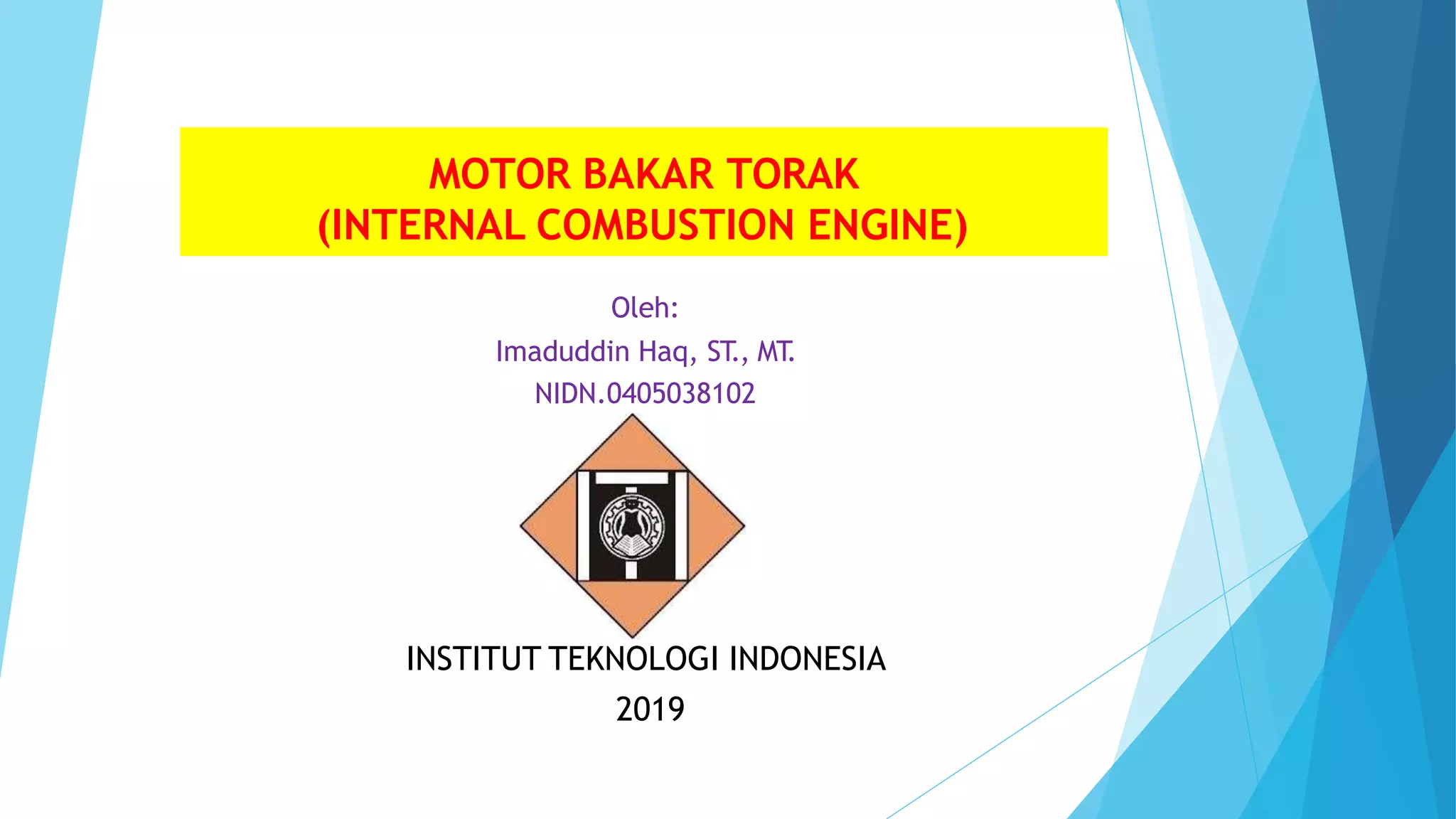 Materi kuliah ke- 3 Motor bakar.pptx
