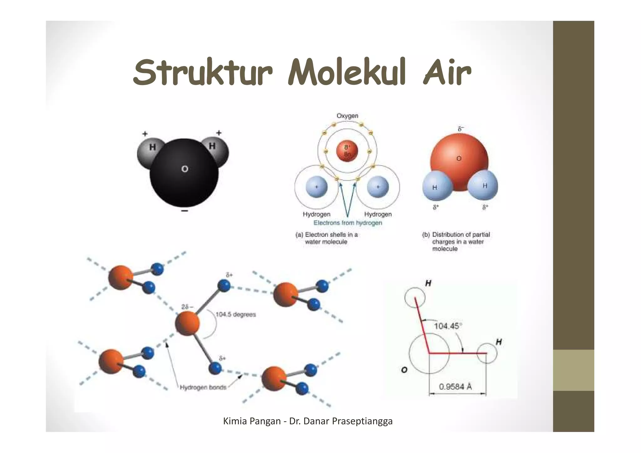ITP UNS Semester 3, KIMIA PANGAN: air | PDF