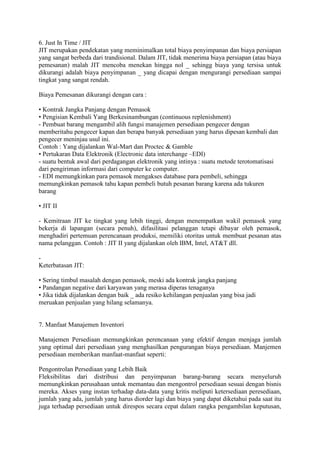 Materi kuliah manajemen industri2 | PDF