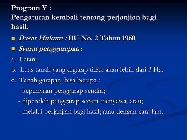 Materi Kuliah OL H.Agraria (3-Landreform).ppt