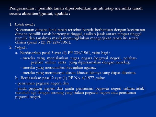 Materi Kuliah OL H.Agraria (3-Landreform).ppt