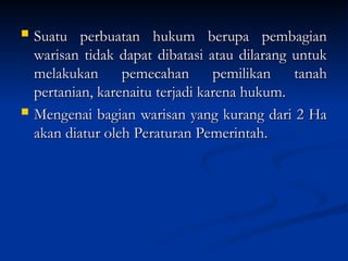 Materi Kuliah OL H.Agraria (3-Landreform).ppt