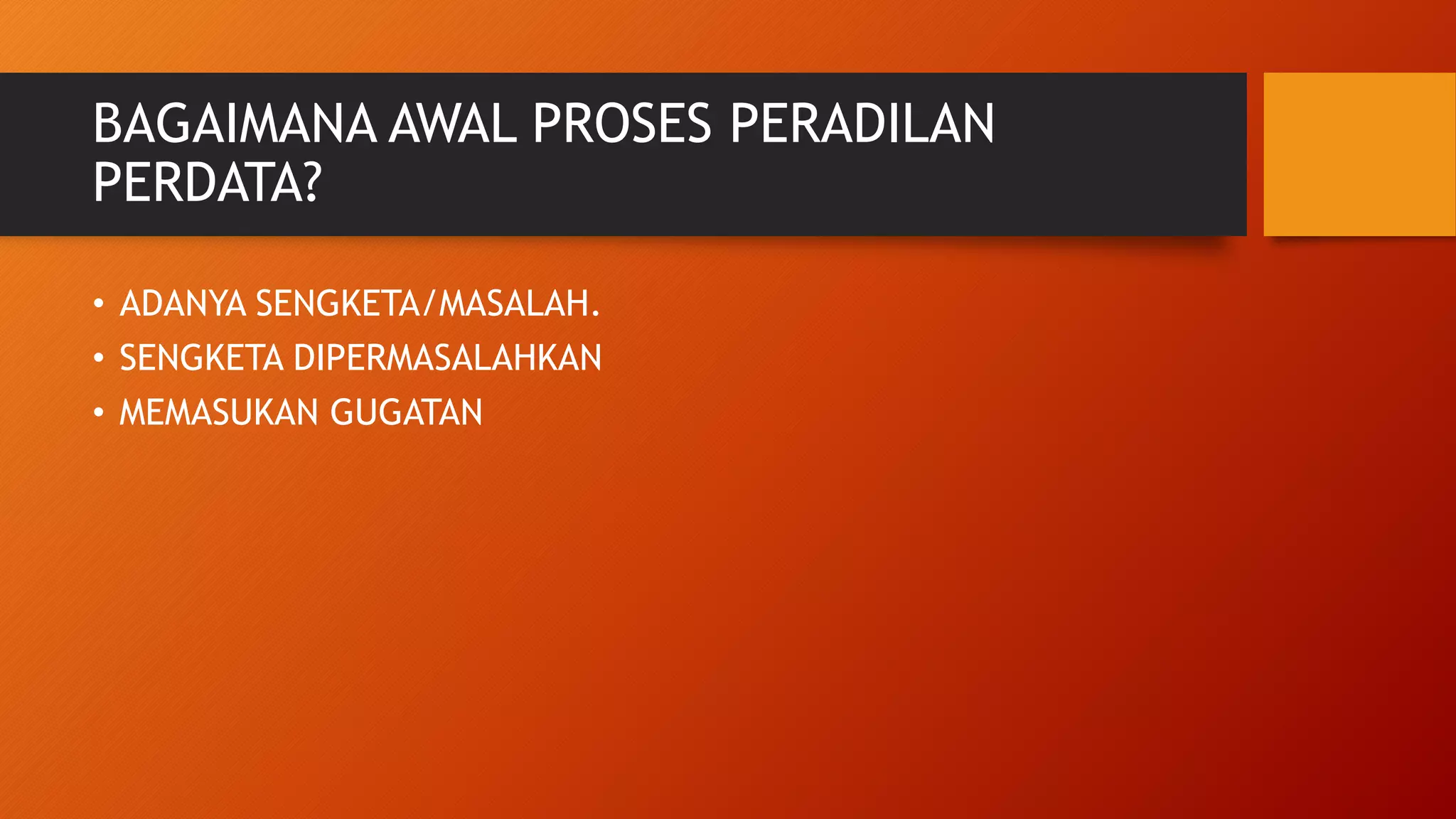 praktik peradilan perdata | PPTX